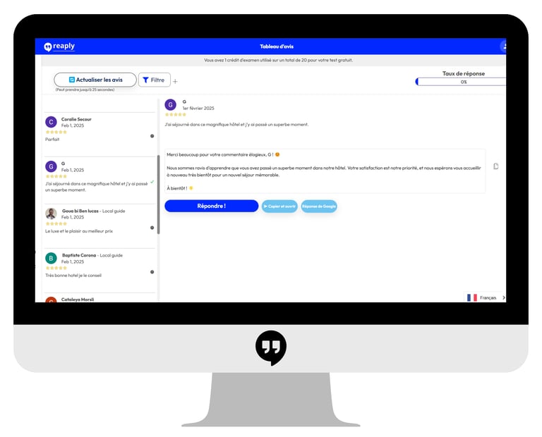 Reaply - Review Management